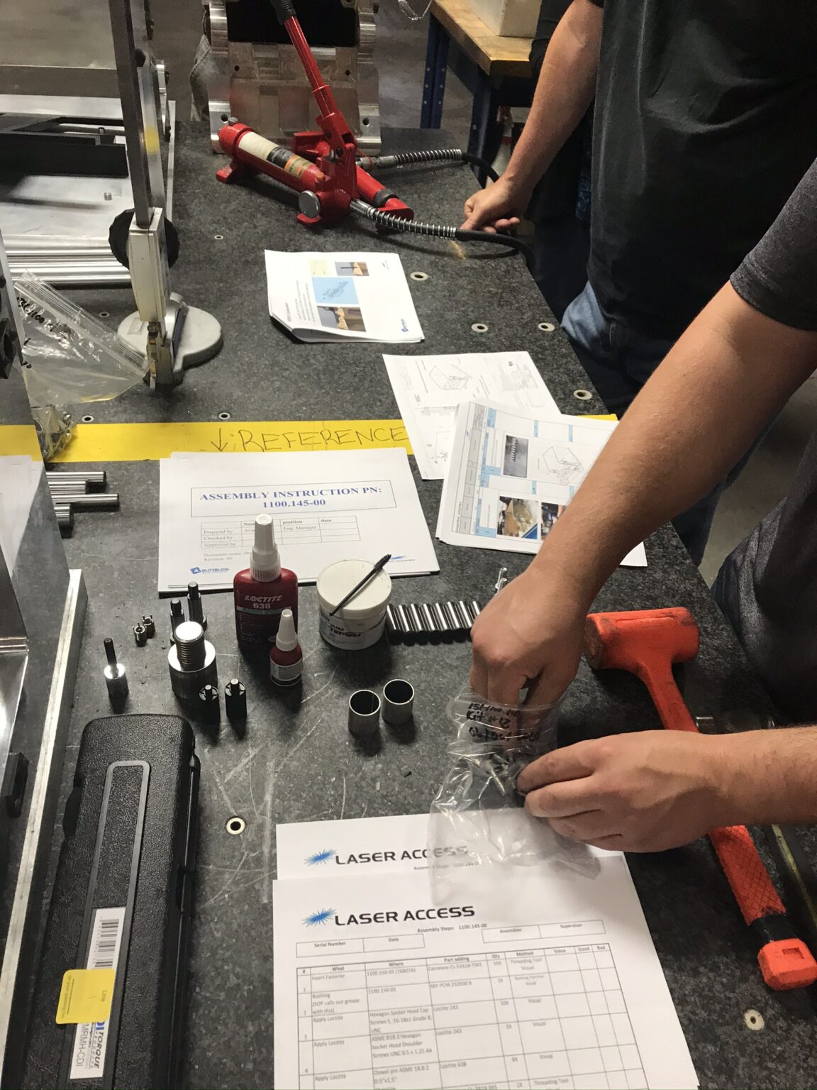 Final Assembly - Laser Access